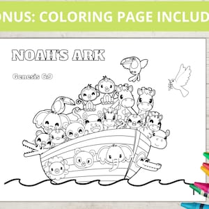 Noahs Ark Kids, Sunday School Activities, Bible Story Craft, Old ...