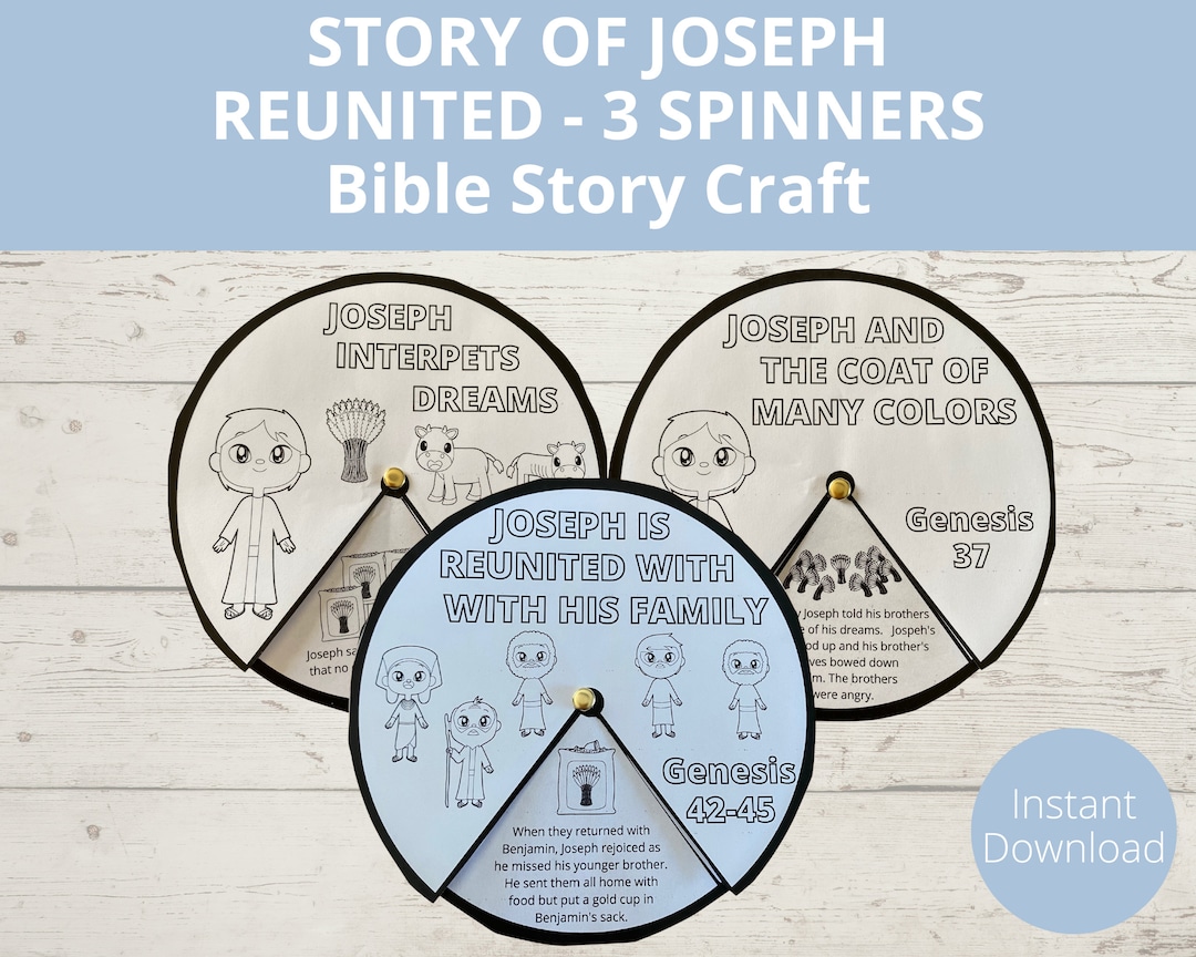 Story of Joseph Sunday School Craft, Coat of Many Colors, Bible Story ...