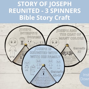 Story of Joseph Sunday School Craft, Coat of Many Colors, Bible Story ...