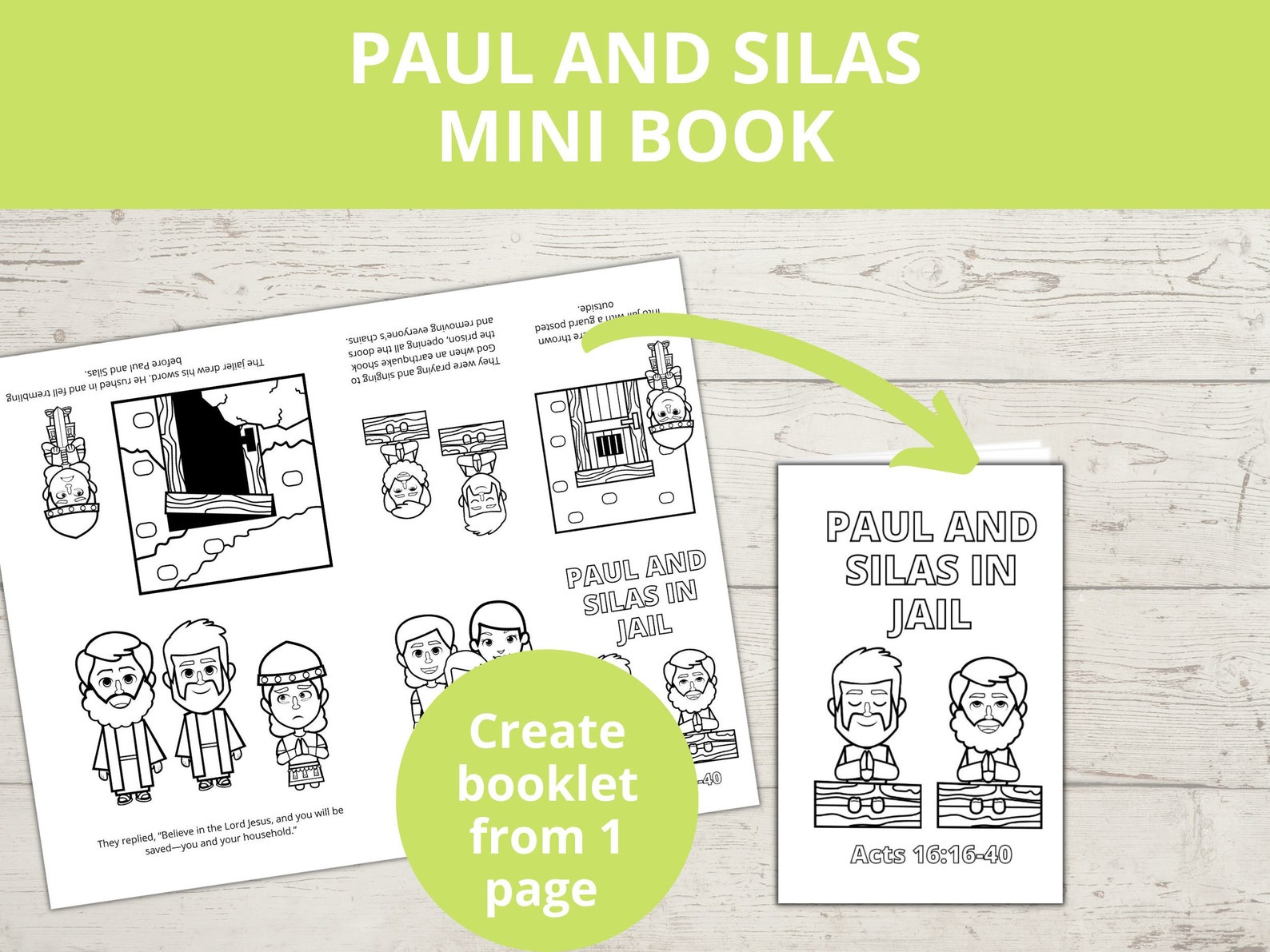 Paul and Silas, Preschool Bible, Paul Bible, Homeschool Bible ...