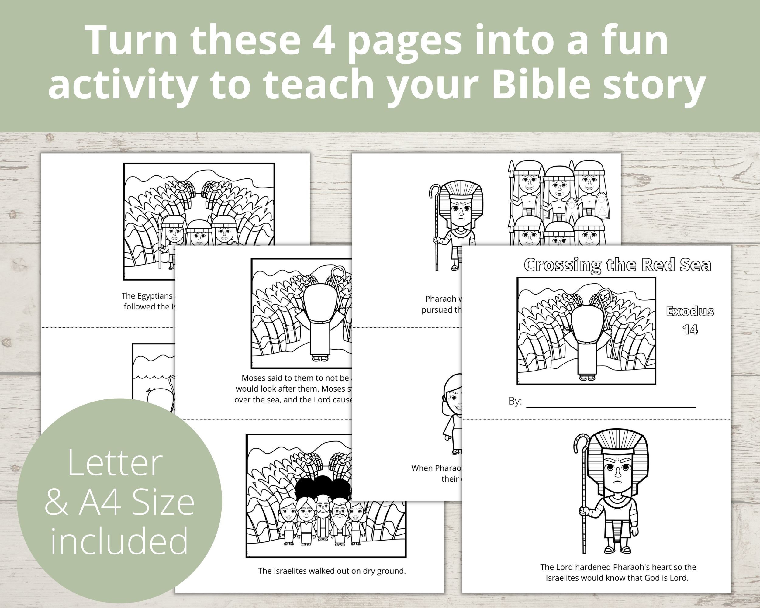 Crossing the Red Sea, Moses and the Parting of the Red Sea, Sunday ...