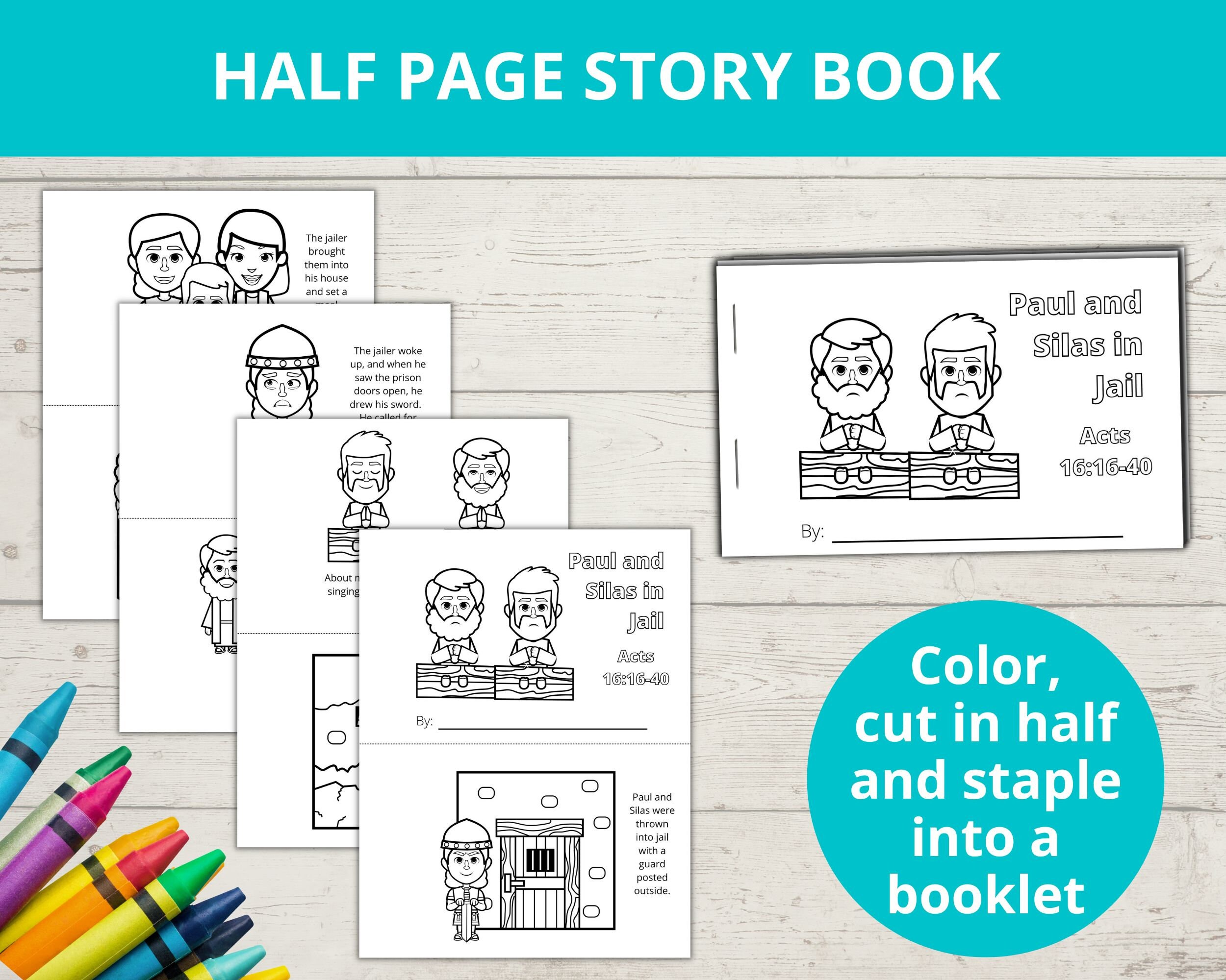 Paul and Silas, Bible Story Crafts, Paul and Silas in Jail, Bible ...