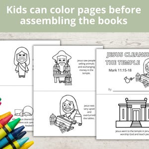 Jesus Cleanses the Temple, Bible Coloring Pages, Sunday School Craft ...