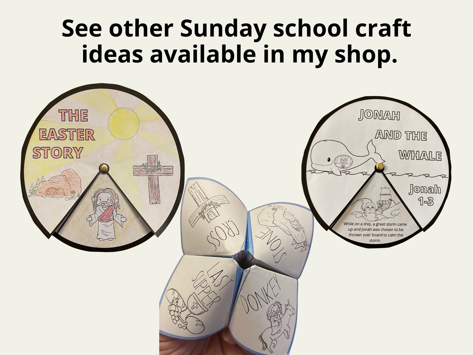 Jesus Dies on Cross, Holy Week Craft, Sunday School Activity, Bible ...