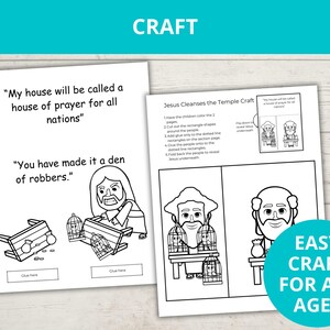 Jesus Cleanses the Temple, Jesus Clears the Temple, Sunday School ...