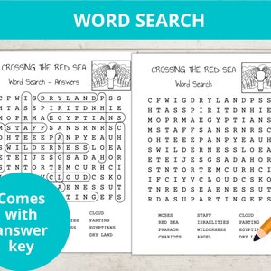 Crossing the Red Sea, Parting the Red Sea, Moses Red Sea Craft, Moses ...