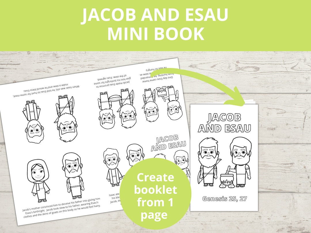 Jacob and Esau Craft, Bible Story Activities, Sunday School Craft ...