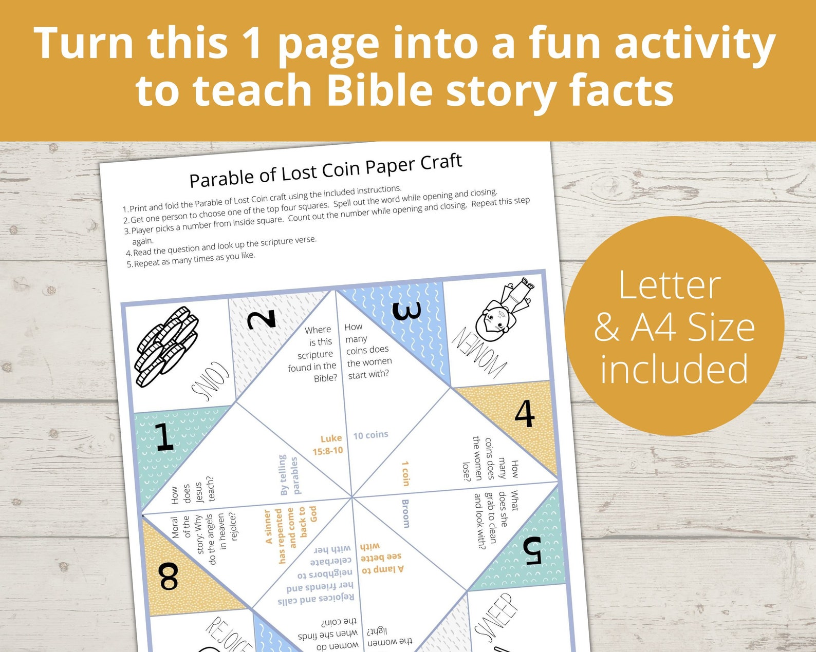 Parable of the Lost Coin, Luke 15, Parables of Jesus, Fortune Teller ...