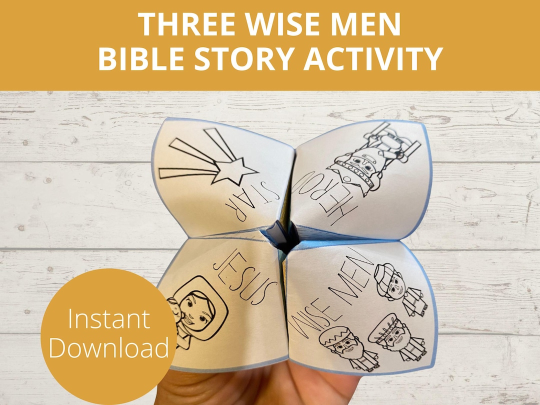 Three Wise Men, Christmas Kids Crafts, Bible Story Activities, Sunday ...