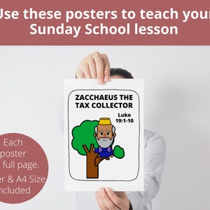 Zacchaeus Craft, Bible Story Lessons, Bible Crafts for Kids, Church ...