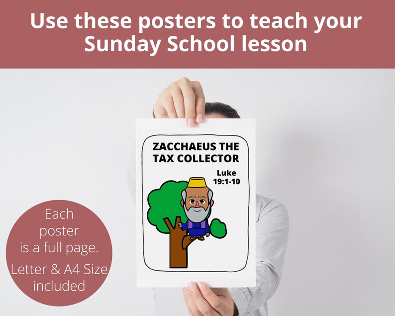 Zacchaeus Craft, Bible Story Lessons, Bible Crafts for Kids, Church ...