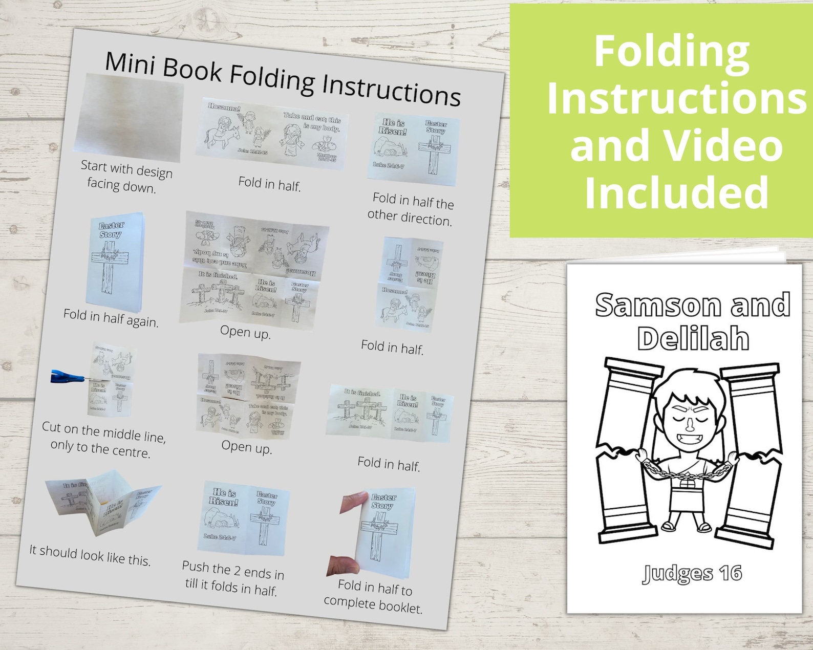 Samson and Delilah, Samson Bible Activities, Preschool Bible ...