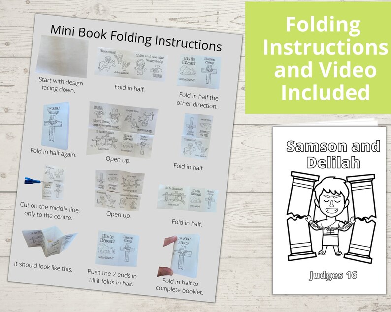 Samson and Delilah, Samson Bible Activities, Preschool Bible ...