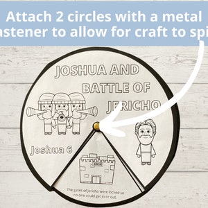 Joshua and the Battle of Jericho, Bible Story Printable, Joshua 6 ...