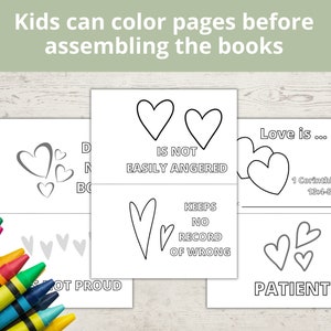 Love is Patient Love is Kind, 1 Corinthians 13, Homeschool Bible, Mini ...