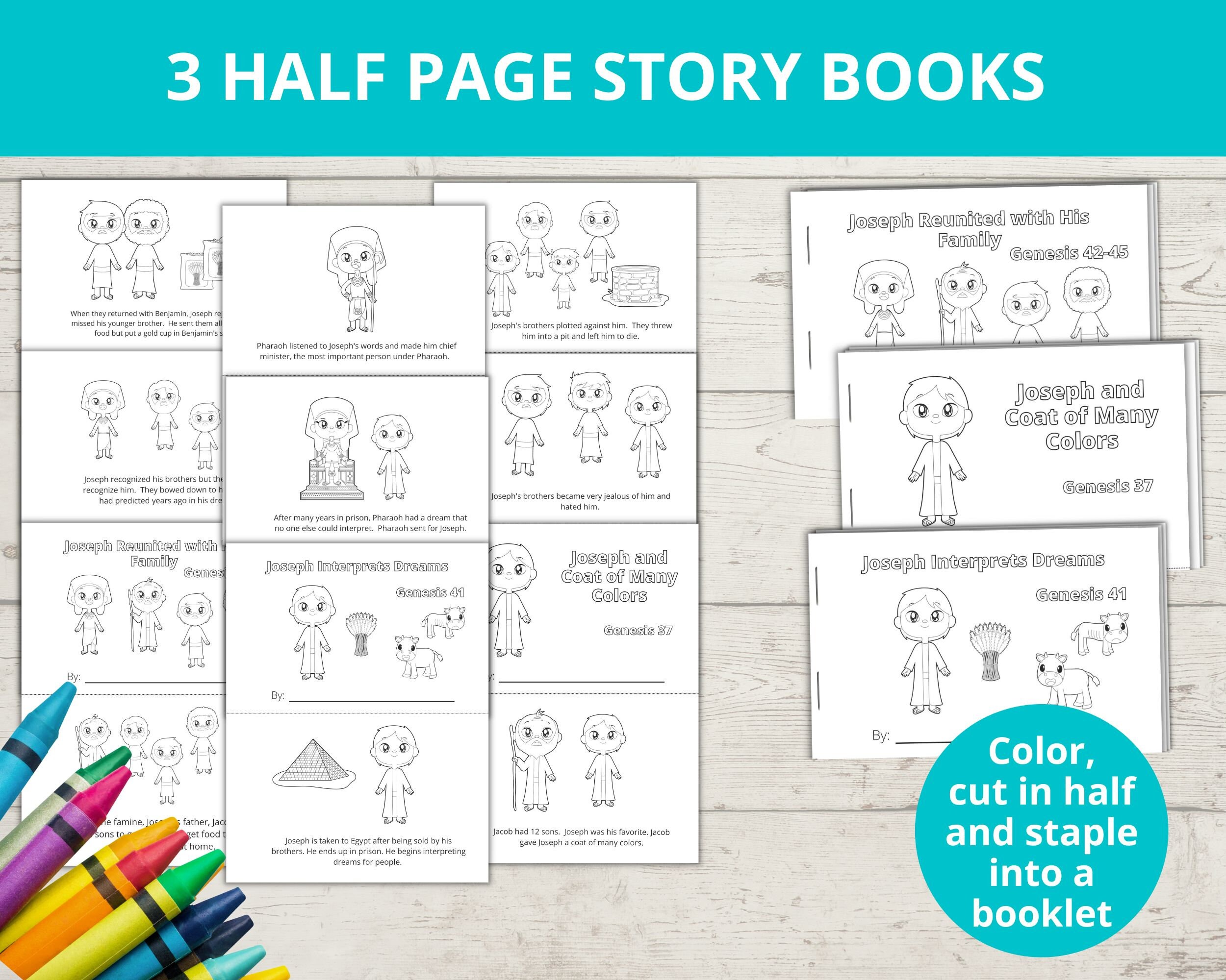 Story of Joseph Bible Story Activities, Sunday School Craft, Activity ...