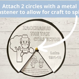 Zacchaeus Bible Craft, Morning Basket, Homeschool Bible, Bible Story ...