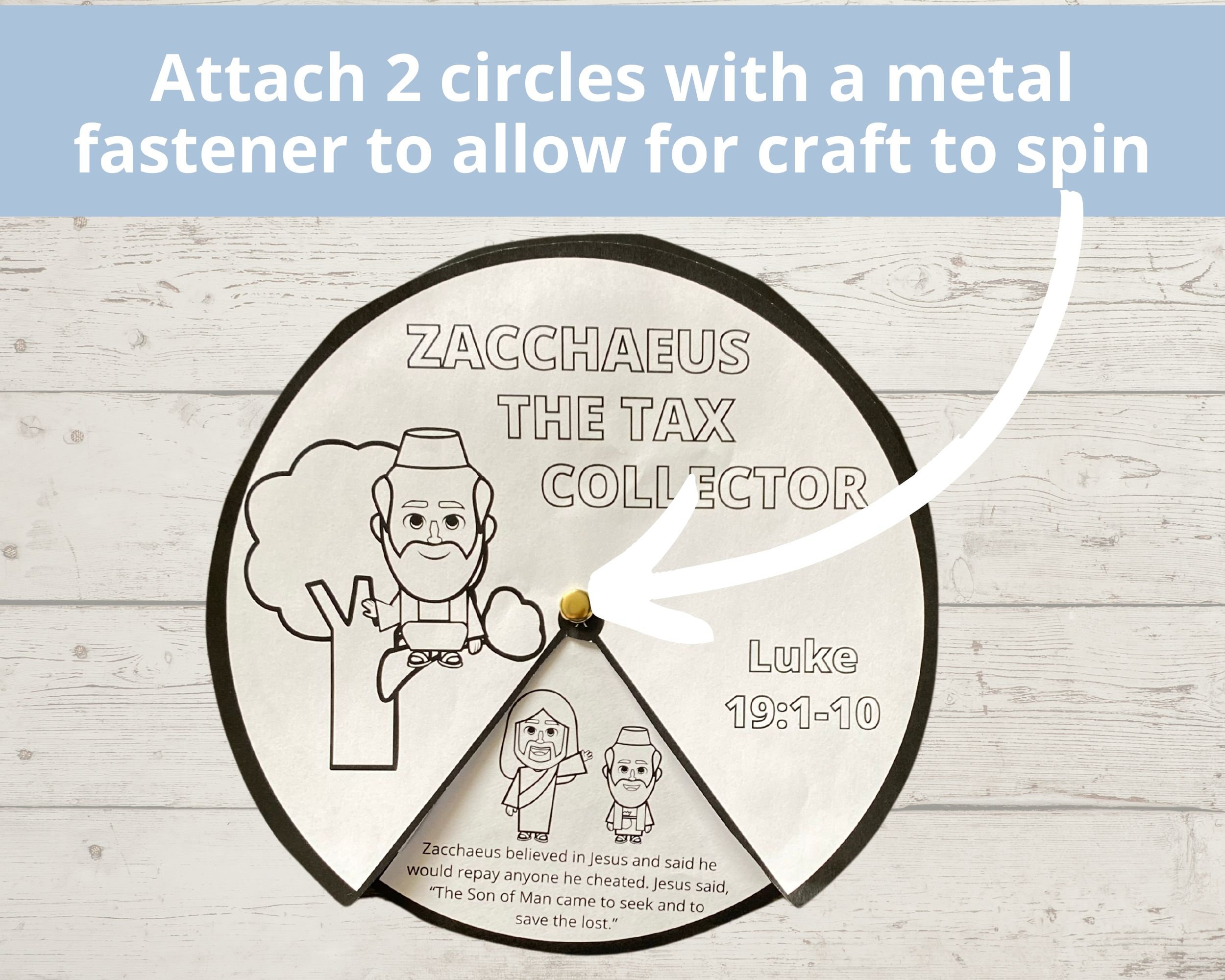 Zacchaeus Bible Craft, Morning Basket, Homeschool Bible, Bible Story ...
