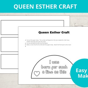 Queen Esther Printable, for Such a Time as This, Esther Bible, Bible ...