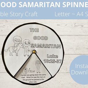 Good Samaritan Craft Sunday School Craft Bible Story - Etsy