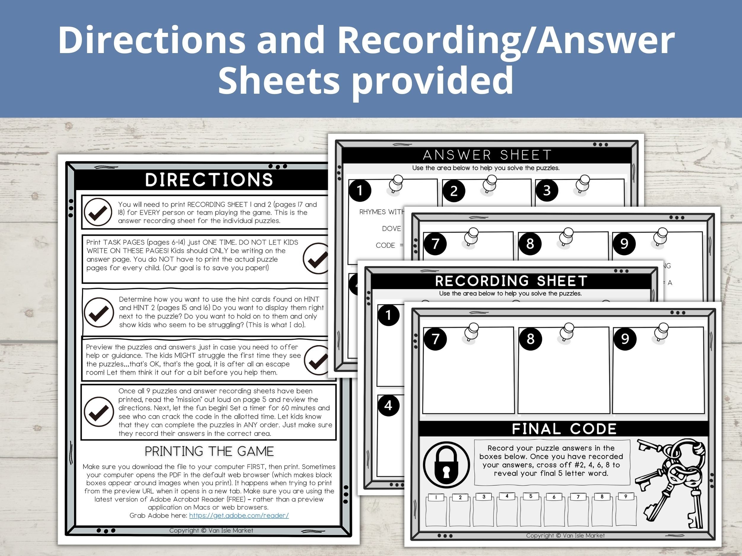 Bible Escape Room, Noahs Ark, Escape Room Kids, Sunday School ...