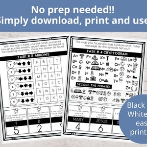 Bible Escape Room, Escape Room Kids, Christmas Nativity Game, Christmas ...