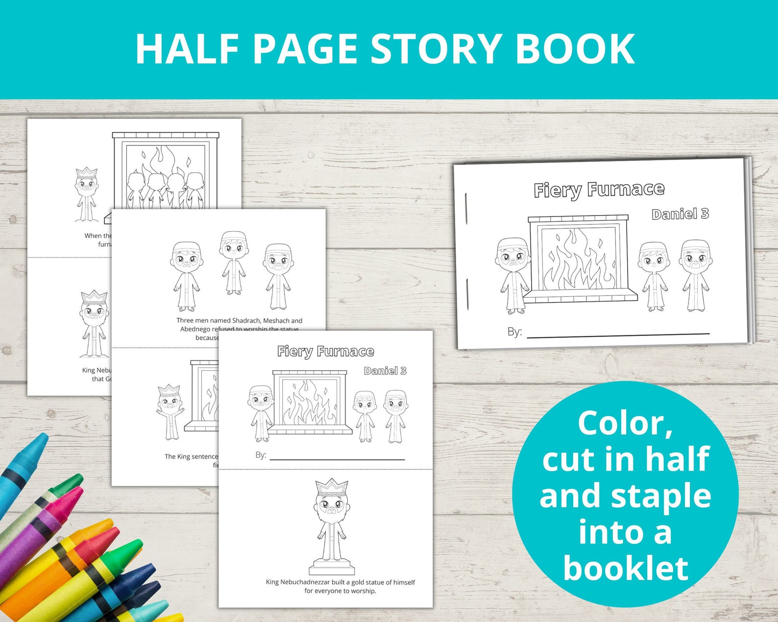 Fiery Furnace Bible Story Activities, Sunday School Crafts, Activity ...