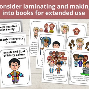 Joseph Coat of Many Colors, Bible Story Poster, Morning Basket, Church ...