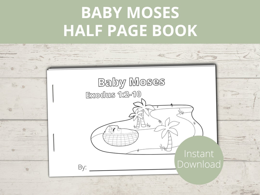 Baby Moses Craft, Bible Story Craft Preschool, Sunday School Craft ...