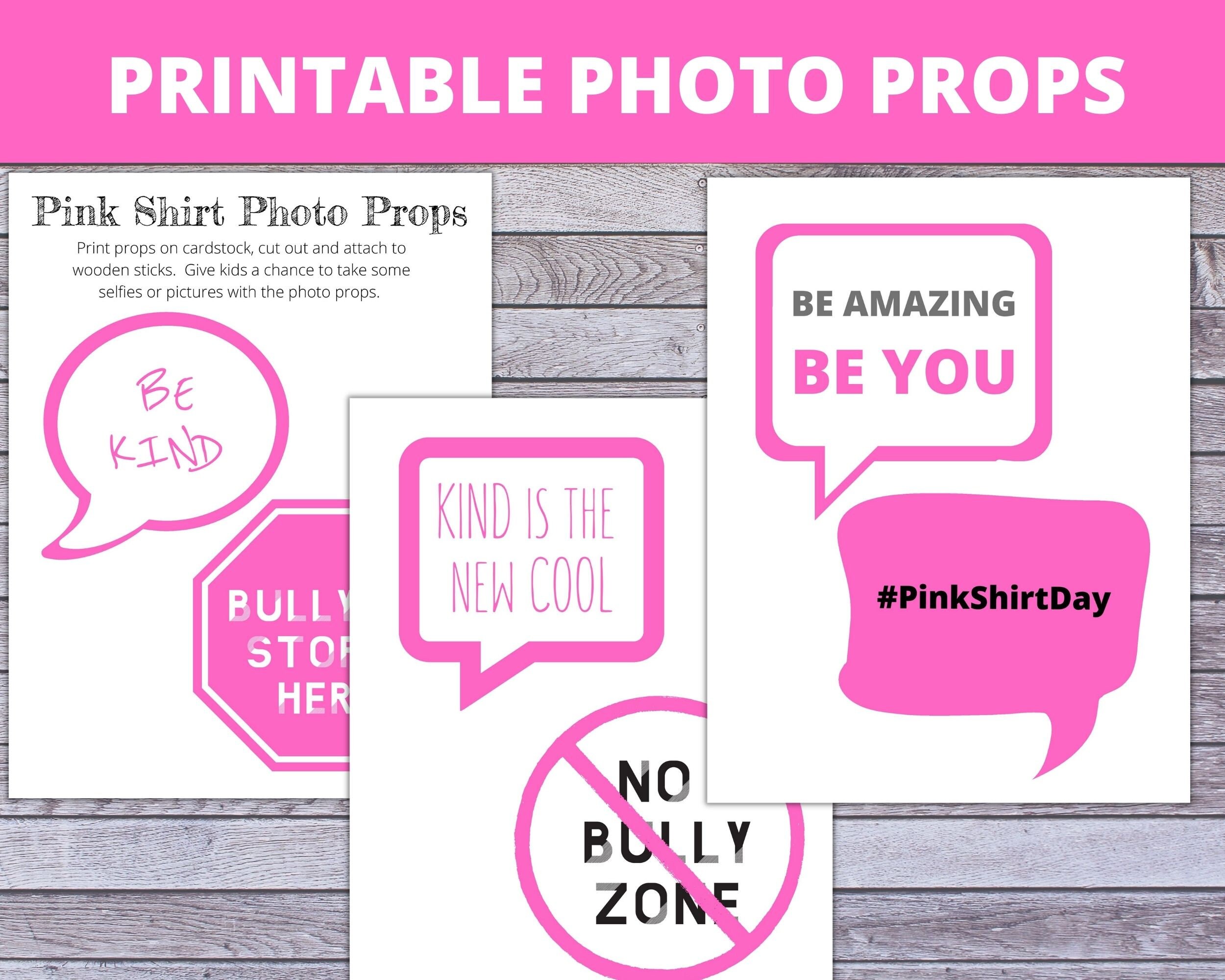 Pink Shirt Day Activity Bundle, Anti-bully Activity, Anti Bullying Day ...