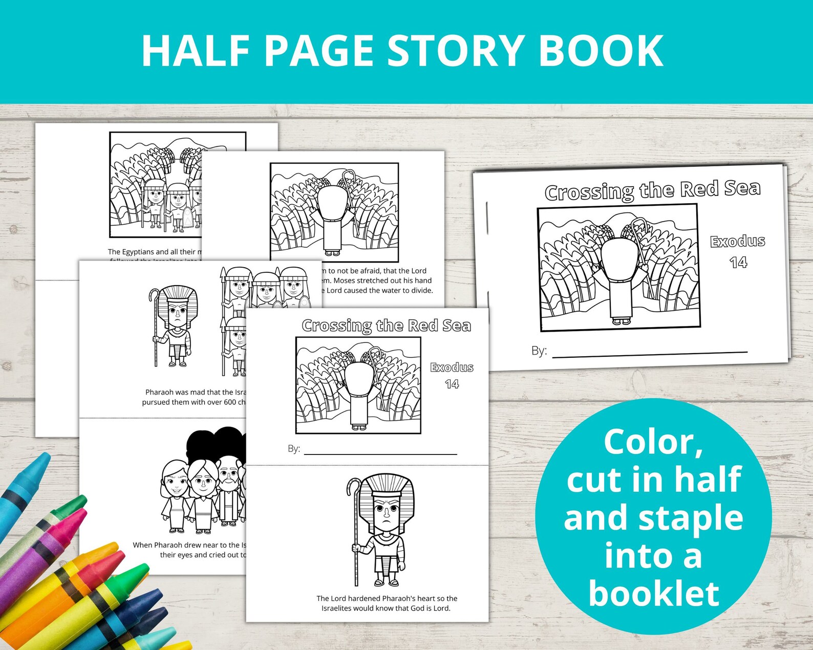 Crossing the Red Sea, Parting the Red Sea, Moses Red Sea Craft, Moses ...