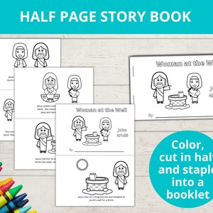 Woman at the Well, Samaritan Woman, Bible Story Crafts, Living Water ...