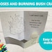 Moses and the Burning Bush Bible Story Activities, Sunday School Craft ...