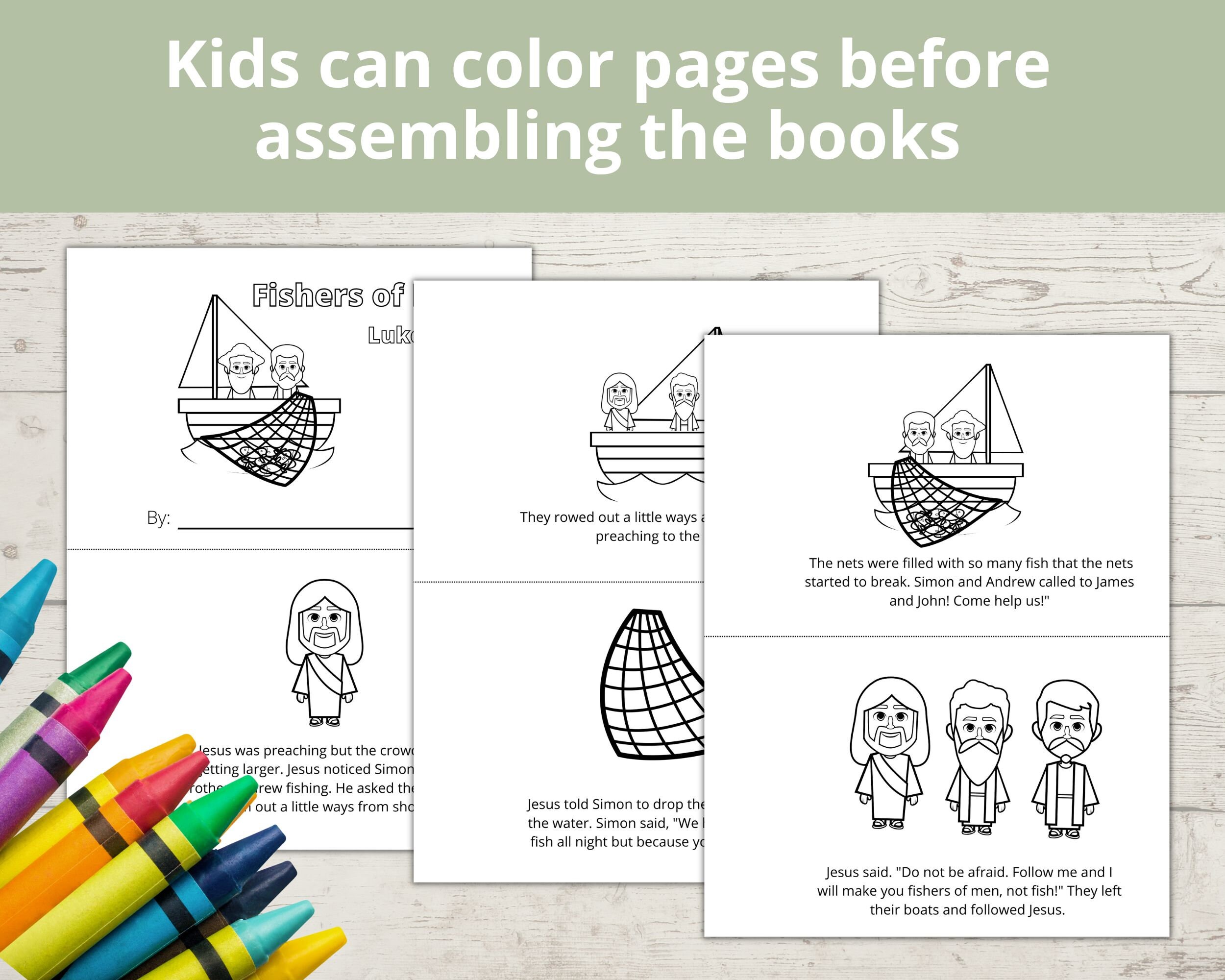 I Will Make You Fishers of Men, Follow Jesus, Following Jesus Craft ...