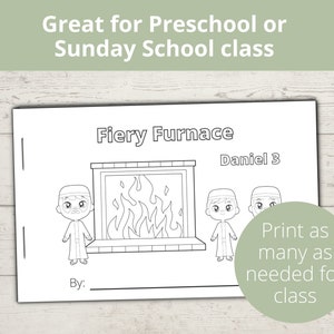 Shadrach Meshach and Abednego Craft, Fiery Furnace, Preschool ...