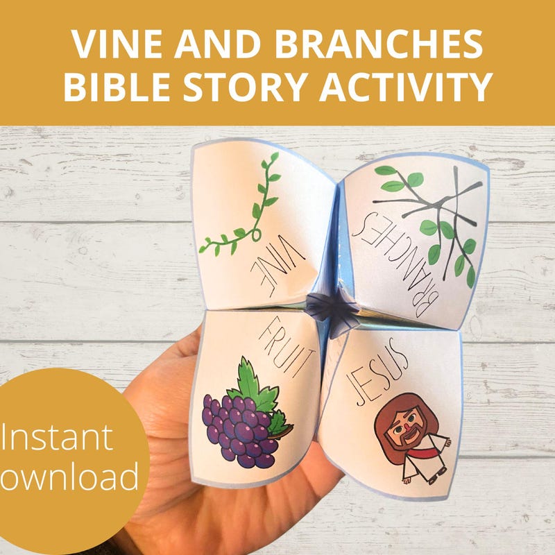 John 15:5 Craft - Etsy