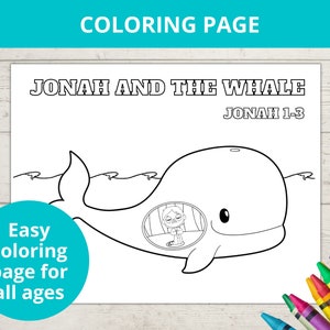 Jonah and the Whale, Bible Story Activities, Sunday School Crafts ...