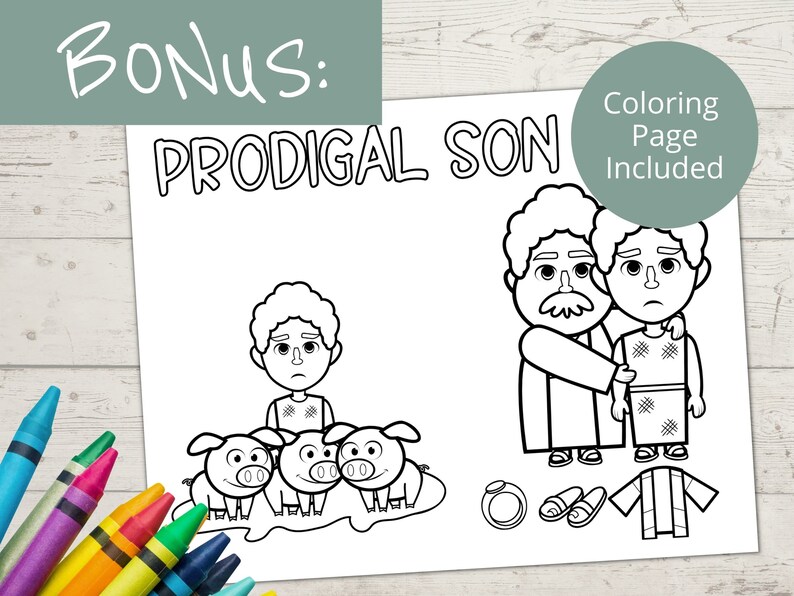 Prodigal Son Activity, Forgiveness Christian, Parables of Jesus, Sunday ...
