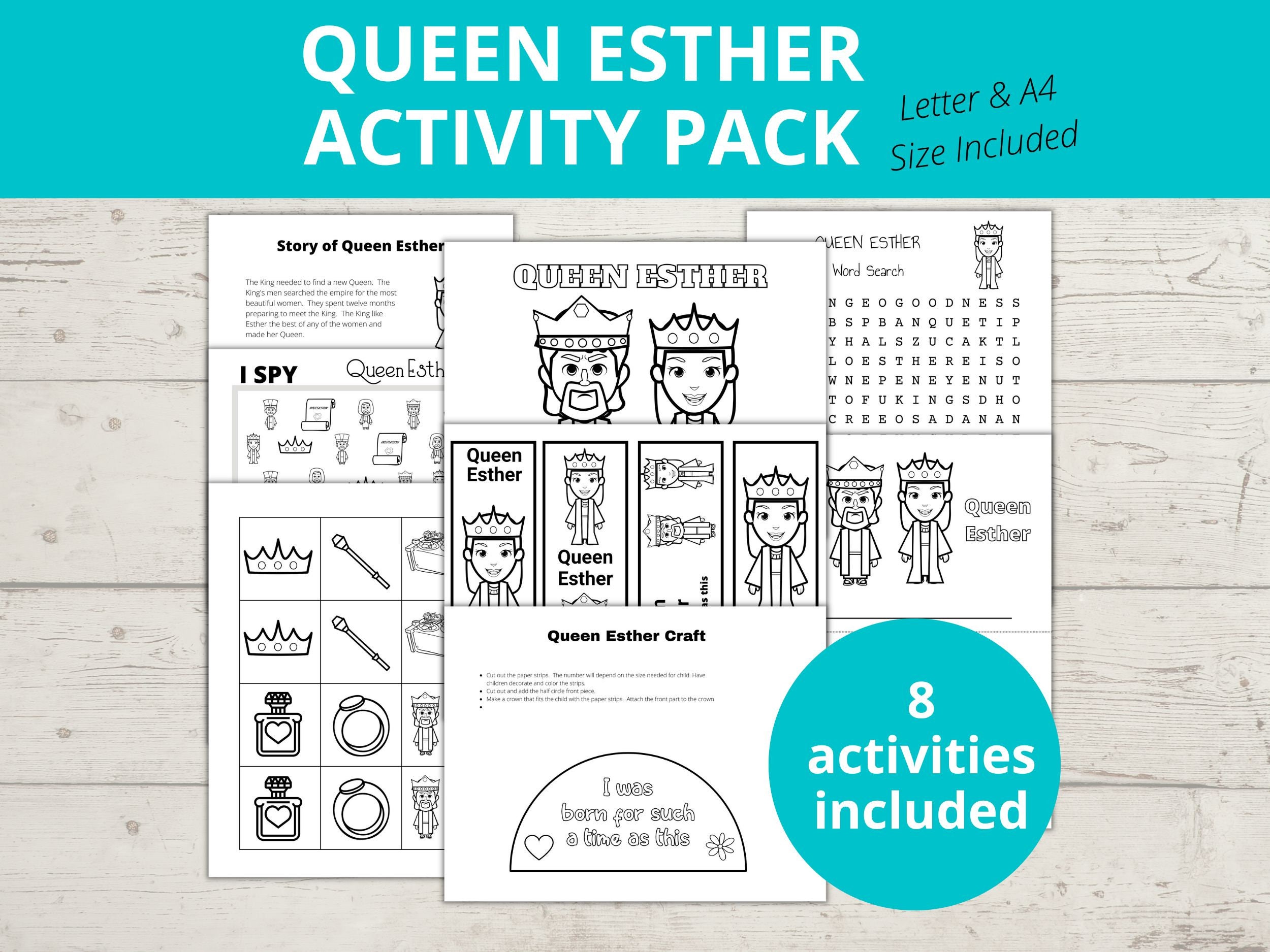 Queen Esther Printable, for Such a Time as This, Esther Bible, Bible ...