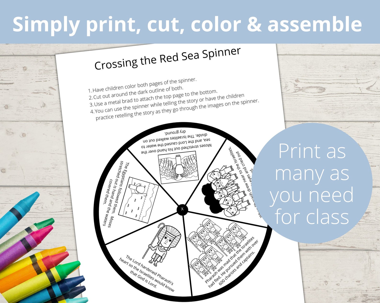 Crossing the Red Sea, Moses Crossing the Red Sea, Bible Story Crafts ...