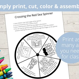 Crossing the Red Sea, Moses Crossing the Red Sea, Bible Story Crafts ...