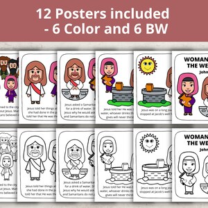 Woman at the Well, Samaritan Woman, Bible Story Lessons, Morning Basket ...