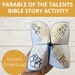 David and Goliath Sunday School Craft Bible Story Activities Bible ...