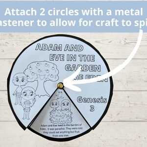 Adam and Eve Sunday School Craft, Bible Story Activities for Kids ...