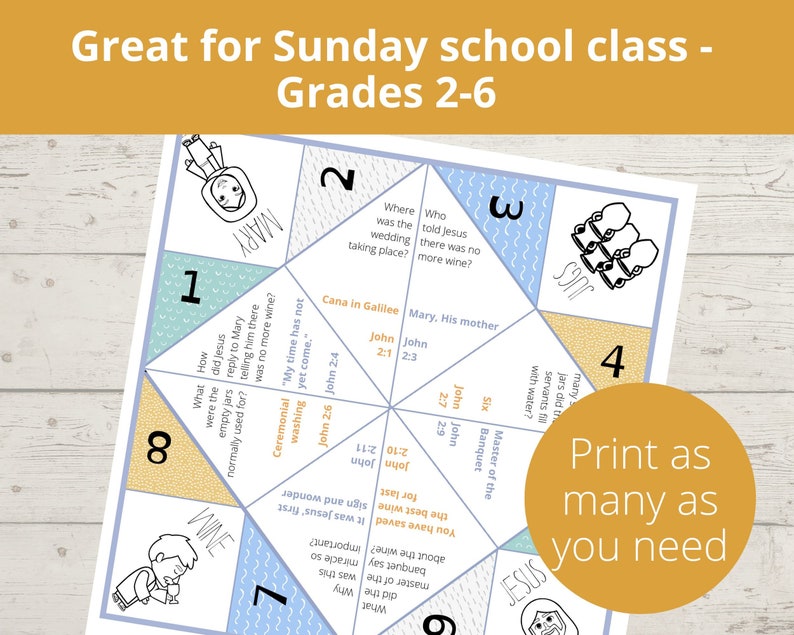 Jesus Turns Water Into Wine, Sunday School Craft, Jesus Miracle ...