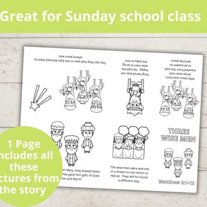 Three Wise Men, Nativity Craft, Christmas Story Book, Bible Story for ...