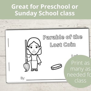 Parable of the Lost Coin, Sunday School Crafts, Jesus Parables, Jesus ...