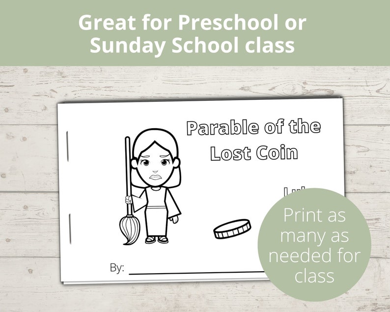 Parable of the Lost Coin, Sunday School Crafts, Jesus Parables, Jesus ...