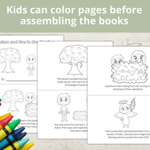 Adam and Eve, Bible Story Craft Preschool, Sunday School Craft, in the ...