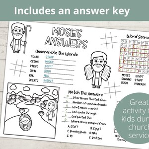 Moses Coloring, Bible Activity, Bible Placemat, Moses Craft, Baby Moses ...
